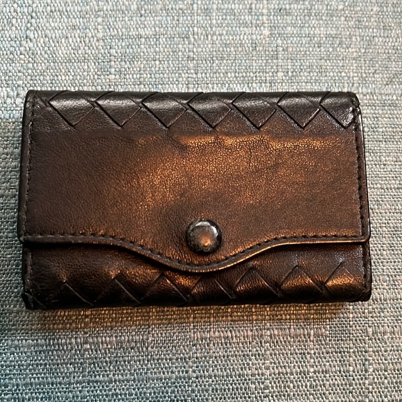 Bottega Veneta | Accessories | Bottega Veneta Intrecciato Black Leather ...